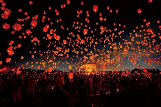 最大3500基の光が夜空を彩る「七夕スカイランタン祭り2026」 埼玉で7月、京都で8月に開催 | OVO [オーヴォ]